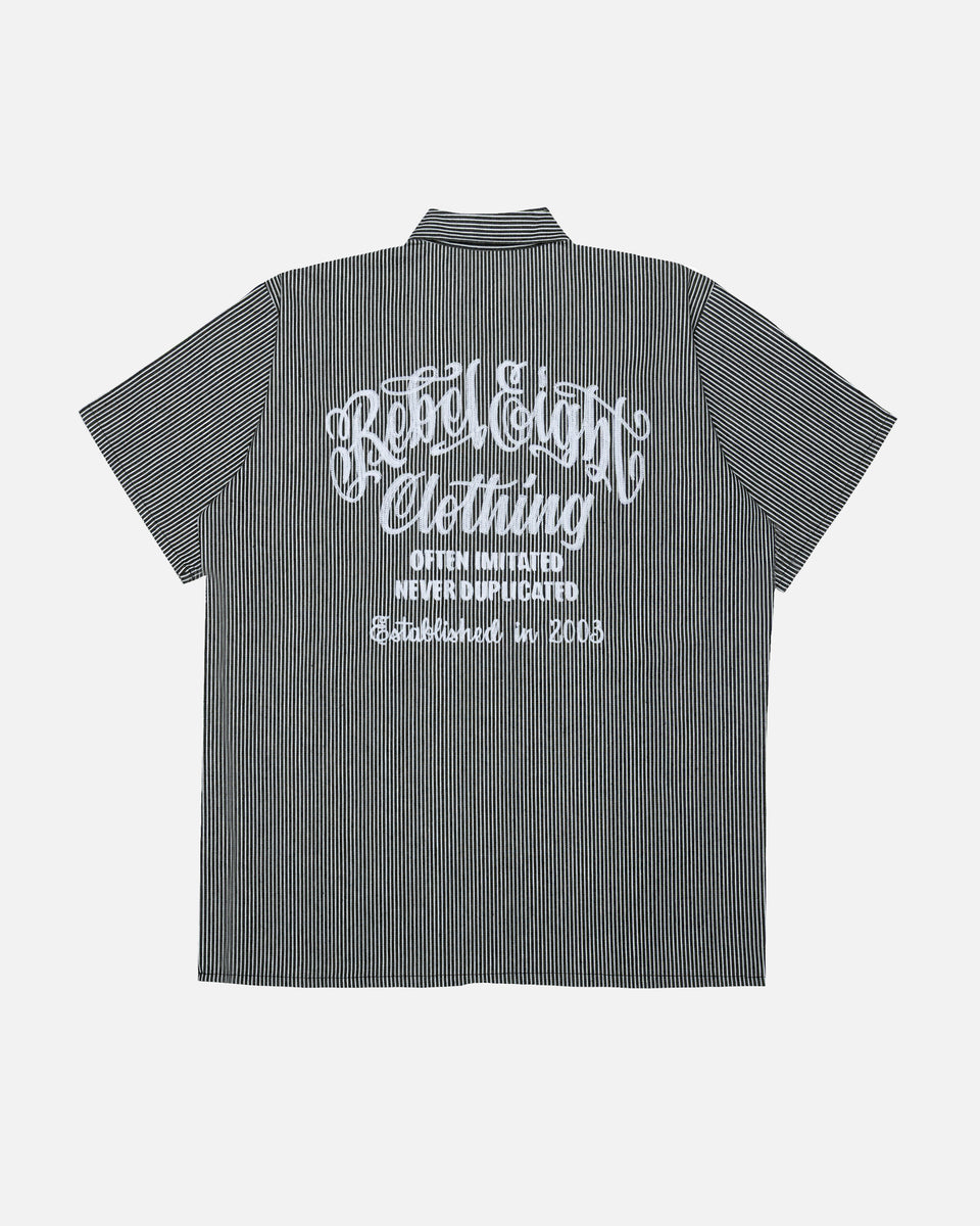 Short Sleeve Full Zip Shirt – REBEL8®