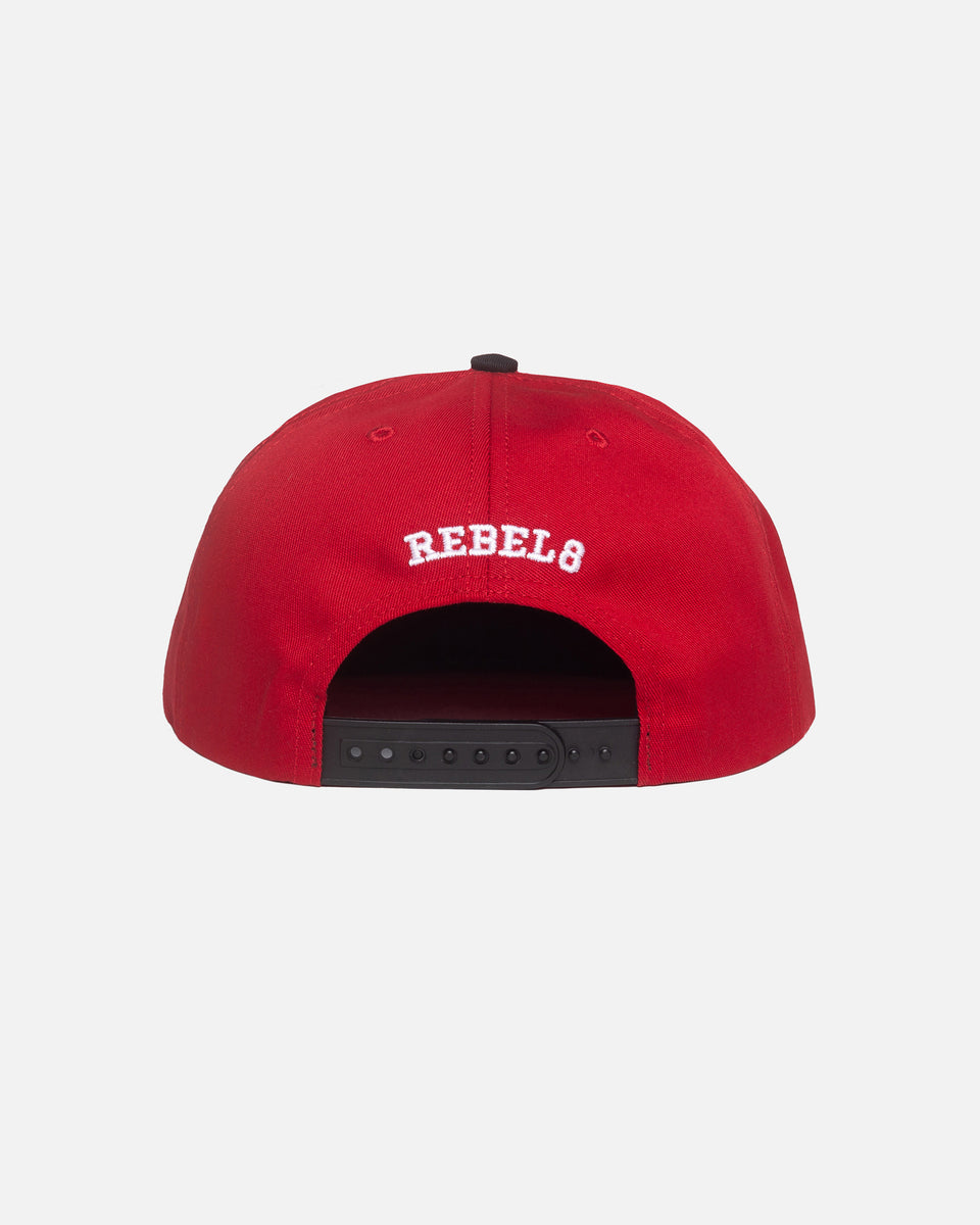 8 Logo Outline U.S.A. Snapback – REBEL8®